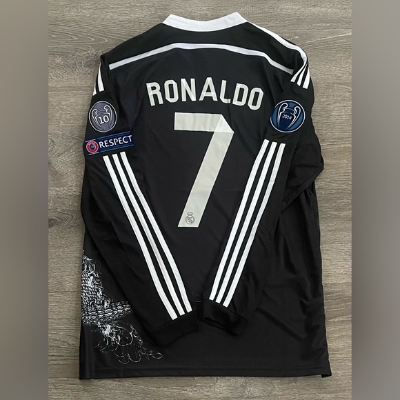 adidas | Shirts | Cristiano Ronaldo Black Dragon Real Madrid Retro ...